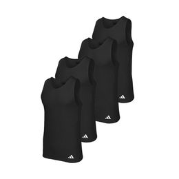 adidas Sportswear Unterhemd / Tanktop Active Flex Cotton Ergonomic in Schwarz | Gr.: L