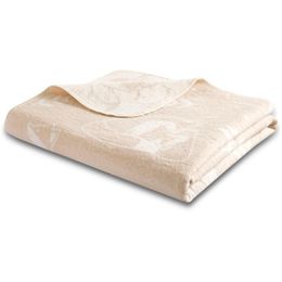 Biederlack Babydecke »Babydecke Little Foxes« Babydecke Little Foxes mit süssen Füchsen beige Obermaterial: 92% Baumwolle, 8% Polyester B/L: 75 cm...