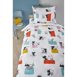 BEDDINGHOUSE X FIEP AMSTERDAM Kinderbettwäsche »Vrienden« Multi Obermaterial: 100% Baumwolle B/L: 135 cm x 200 cm