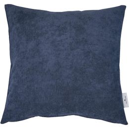 Tom Tailor HOME Dekokissen »Casual Cord« mit Cord Struktur, Kissenhülle ohne Füllung, 1 Stück darkblue + Cord unifarben Obermaterial: 90%...