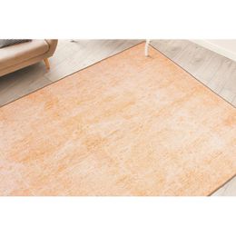 me gusta Teppich »Faye 825« rechteckig 6 mm Höhe Flachgewebe, gedrucktes Motiv, Wohnzimmer, Esszimmer sand Obermaterial: 100% Polyester B : 75 cm...
