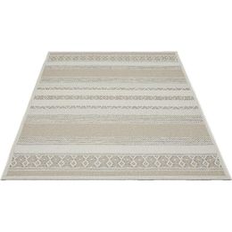 MERINOS L&auml;ufer &raquo;Ottowa 22565&laquo; rechteckig 10 mm H&ouml;he beige Polypropylen