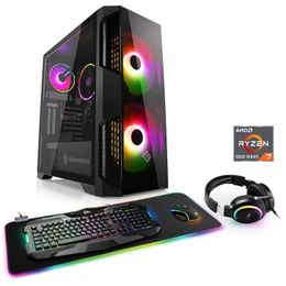 CSL Gaming-PC »RGB Edition V28751« schwarz Microsoft Windows 11 Home (64 Bit): Aktuelles Betriebssystem mit benutzerfreundlicher Oberfläche.