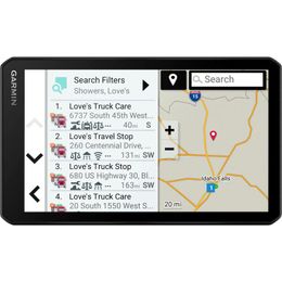 Garmin LKW-Navigationsgerät »DezlCam LGV710 EU« ( ) schwarz Fahrtzeit-Timer zeigt die täglichen Fahrstunden, Gesamtfahrtstunden, sowie die Zeit bis...