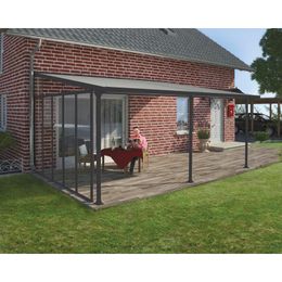 PALRAM - CANOPIA Terrassendach &raquo;mit pulverbeschichtetem Aluminiumrahmen&laquo; einfache DIY Montage Weiss