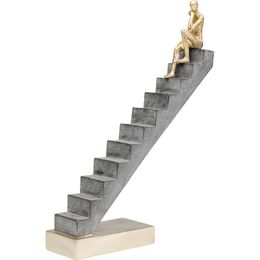 KARE Dekoobjekt &raquo;Deko Objekt Stairway&laquo; gold Polyresin
