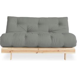Karup Design Daybett »Daybett Roots Schlafsofa – Gästebett & Sofa aus FSC -Kiefer« Inkl. Futonmatratze, in mehreren Größen & Farben erhältlich Grey