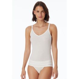 Schiesser Spaghettitop &raquo;Personal Fit&laquo; V-Ausschnitt, atmungsaktiv, schmale Tr&auml;ger naturweiss 3XL 3XL Damen-Spaghetti-Top von Schiesser