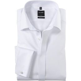 OLYMP Businesshemd &raquo;Luxor modern fit&laquo; weiss 39 - N-Gr N-Gr 39 Ideal f&uuml;rs B&uuml;ro: Langarmhemd mit New-Kentkragen f&uuml;r einen professionellen Look