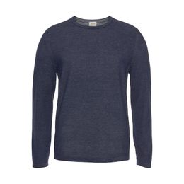 OLYMP Rundhalspullover »Strick Casual« Crew Neck marine L L Pullover von OLYMP