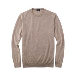 OLYMP Rundhalspullover »Strick Casual« moderner Strickpullover hellbeige XXL XXL Pullover von OLYMP