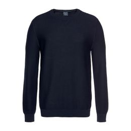 OLYMP Rundhalspullover »Strick Casual« mit modischem Strukturmuster marine XL XL Pullover von OLYMP im klassischen Stil