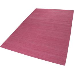 Esprit Teppich »Rainbow Kelim Wendeteppich ESP-7708« rechteckig 5 mm Höhe Flachgewebe 100% Baumwolle, Fleckerl, uni, viele Farben, Wohnzimmer pink...
