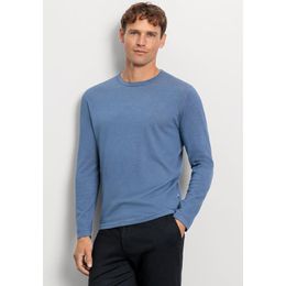 OLYMP Rundhalspullover &raquo;Strick Casual&laquo; Crew Neck rauchblau XL XL Pullover von OLYMP