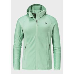 Schöffel SCHÖFFEL Fleecejacke »Hiking Fleece Hoody Style Cascata WMS« mit Kapuze 6305 - grün 46 46 Höchste Bewegungsfreiheit durch 4-Wege-Stretch