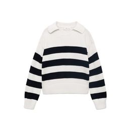 Mango Kids Pullover 'SABRINA' M&auml;dchen Gr&ouml;&szlig;e 164 schwarz / offwhite