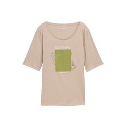 Tom Tailor T-Shirt Damen Gr&ouml;&szlig;e M kitt / kiwi / wei&szlig;
