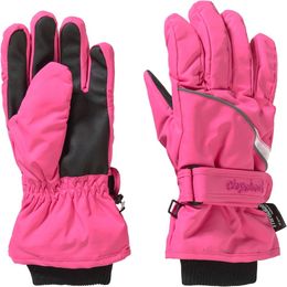 Playshoes Handschuhe Jungen Gr&ouml;&szlig;e M grau / pink / schwarz