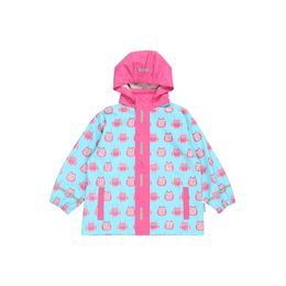 Playshoes Regenmantel 'Eulen' Jungen Gr&ouml;&szlig;e 86 blau / pink