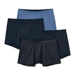 Tchibo - 4 Slipboxer - Herren - Gr. Xl/7 - dunkelblau/print