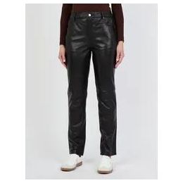 Lederhose JCC "31019444", Damen, Gr. 34, Normalgrößen, schwarz, Obermaterial: 100% Lammleder, Hosen 5-Pocket-Hose