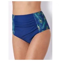 WITT Bikini-Hose FEEL GOOD, Damen, Gr. 52, Normalgrößen, bunt (royalblau, blaugrün, bedruckt), Elasthan, Polyamid, Badehosen