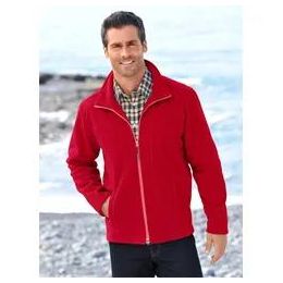 Classic Dog Fleecejacke CLASSIC, Herren, Gr. 52, rot, 100% Polyester, unifarben, Langarm, Jacken