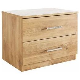 Nachtkommode wimex "Anna", braun (plankeneichefarben), B:52cm H:40cm T:38cm, Sideboards