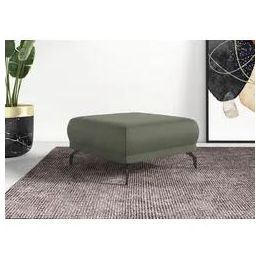 Hocker Inosign "Coco", grün (oliv), B:89 H:43 T:89, 95% Polyester, 5% Polyamid, Hocker, Cord-Bezug in 2 Ausführungen, Füßen 15 cm hoch