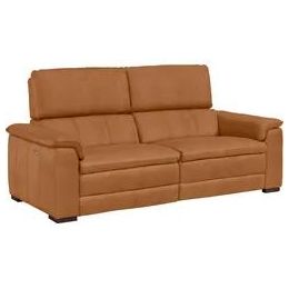 2,5-Sitzer Egoitaliano "Capucine", braun (cognac), B:200cm H:99cm T:97cm, Sofas, wahlweise mit elektrisch oder manuell verstellbarer Relaxfunktion