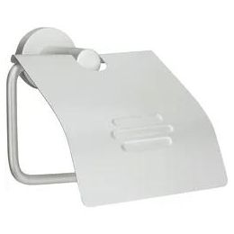 Toilettenpapierhalter Kleine Wolke "Apollo", grau (aluminiumfarben), B:12,5cm H:16cm L:7,5cm, Aluminium, Toilettenpapierhalter, Aluminium