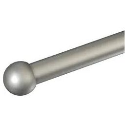 Gardinenstangen-Endstück Liedeco "Power", grau (aluminiumfarben), L:2,7cm Ø:3cm, Gardinenstangenendstücke, für Gardinenstangen Ø 20 mm