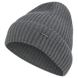 Strickmütze Bruno Banani, Damen, grau, Obermaterial: 100% Polyacryl, Mützen