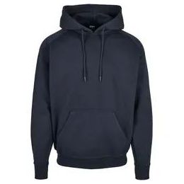 Sweatshirt Urban Classics "Urban Classics Herren Blank Hoody", Herren, Gr. 3XL, blau (navy), 65% Baumwolle, 35% Polyester, unifarben, Sweatshirts