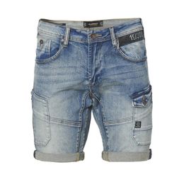 KOROSHI Shorts Herren Gr&ouml;&szlig;e 34 blue denim / schwarz