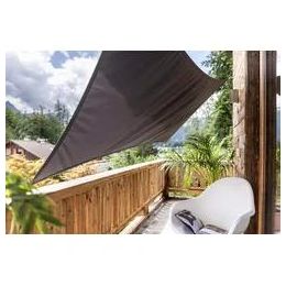 Sonnensegel Windhager, grau (anthrazit), B:270cm H:140cm, Polyester, Sonnensegel, 140x270 cm, wasserabweisend
