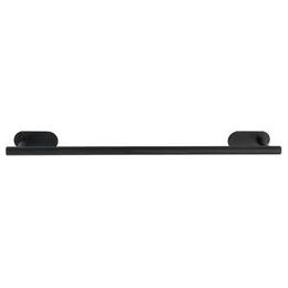 Handtuchstange Wenko "Orea", schwarz, B:60cm H:4,5cm T:7cm, Edelstahl, Handtuchhalter, Turbo-Loc