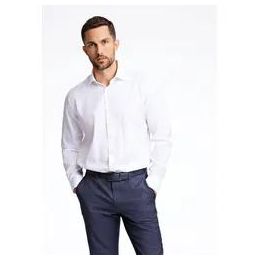 Businesshemd LINDBERGH "LINDBERGH Business-Hemd", Herren, Gr. M, Normalgrößen, weiß, Oberstoff: 100% Baumwolle, Langarm, Hemden