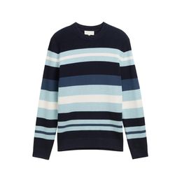 Tom Tailor Pullover Herren Größe S marine / hellblau / dunkelblau / weiß
