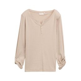 Tom Tailor Shirt Damen Größe M taupe / offwhite