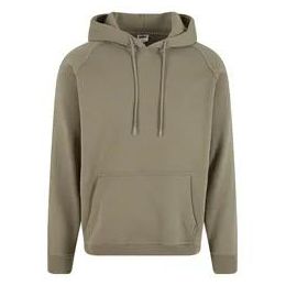Sweatshirt Urban Classics "Urban Classics Herren Blank Hoody", Herren, Gr. M, grün (palegrün), 65% Baumwolle, 35% Polyester, unifarben, Sweatshirts