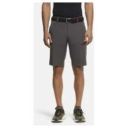 Outdoorhose MEYER "Arran", Herren, Gr. 30, Normalgrößen, grau (anthrazit), 88% Polyamid;12% Elasthan, unifarben, figurumspielend kurz, Hosen, mit Shirt-Stopper