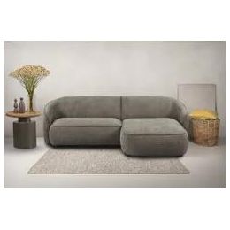 Ecksofa Inosign "Cosigo", grau (taupe), B:246cm H:75cm T:155cm, 100% PES, Sofas, Breite 246 cm, 2 Chenille-Stoffe zur Auswahl, mit Kaltschaum