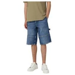 Bermudas s.Oliver, Herren, Gr. 34, N-Gr, blau, Denim/Jeans, Obermaterial: 69% Baumwolle, 30% Lyocell, 1% Elasthan, regular fit knielang, Hosen, Sommerhose aus Denim/Jeans mit Stretch