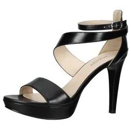 High-Heel-Sandalette Nero Giardini "Nero Giardini Sandalen Nappaleder", Damen, Gr. 37, schwarz, Nappaleder, Casual, Schuhe