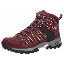 Brütting Outdoorschuh BRÜTTING "Outdoorstiefel Mount Pinos High", Gr. 36, rot, Leder, Schuhe
