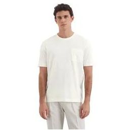 Marc O'Polo T-Shirt MARC O'POLO "aus softem Slub-Jersey", Herren, Gr. 3XL, weiß (egg weiß), Obermaterial: 100% Baumwolle, unifarben, Basic, regular fit, Rundhals, Kurzarm, Shirts