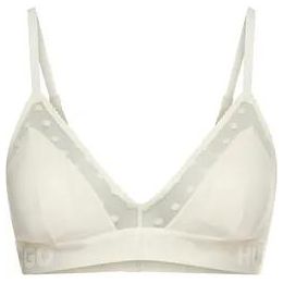 Triangel-BH HUGO UNDERWEAR "P SL DESIGN", Damen, Gr. L, N-Gr, beige (natural 101), Obermaterial: 95% Baumwolle, 5% Elasthan, BHs