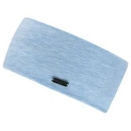 Stirnband Chillouts "Bari Headband", Damen, blau (blau melange), Jersey, Materialmix, meliert, Mützen, mit strukturierter Oberfläche & softem Komfort