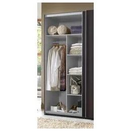 Inneneinteilung wimex, grau, B:87cm H:147cm T:50cm, Kunststoff, Metall, Schrankinneneinteiler, Inneneinteilung Kleiderschrank-Zubehör